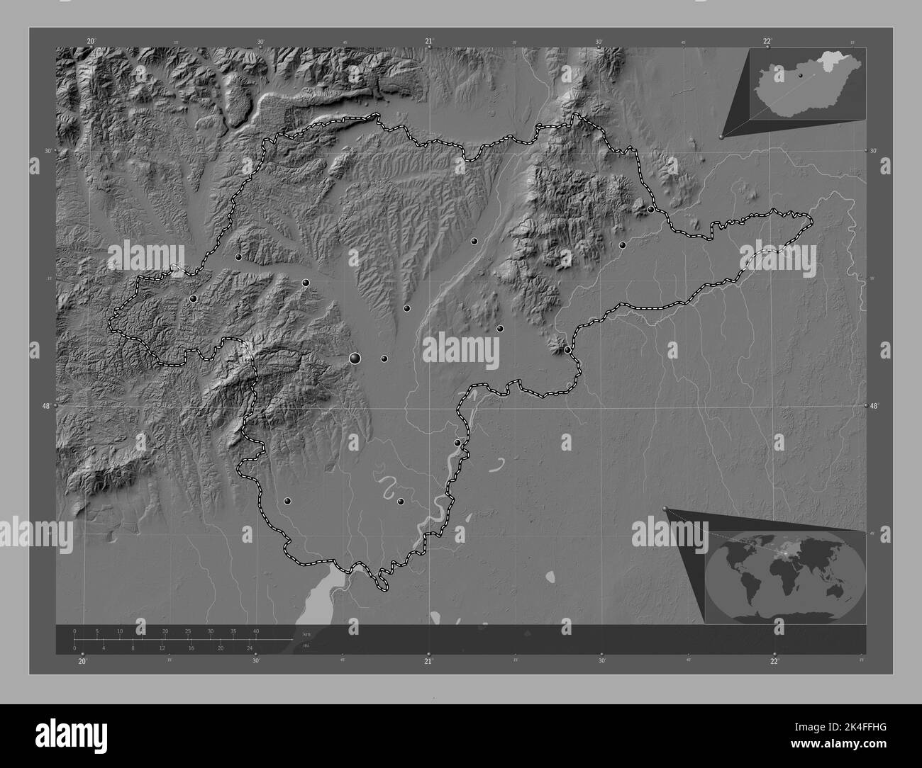 Zemplen map hi-res stock photography and images - Alamy