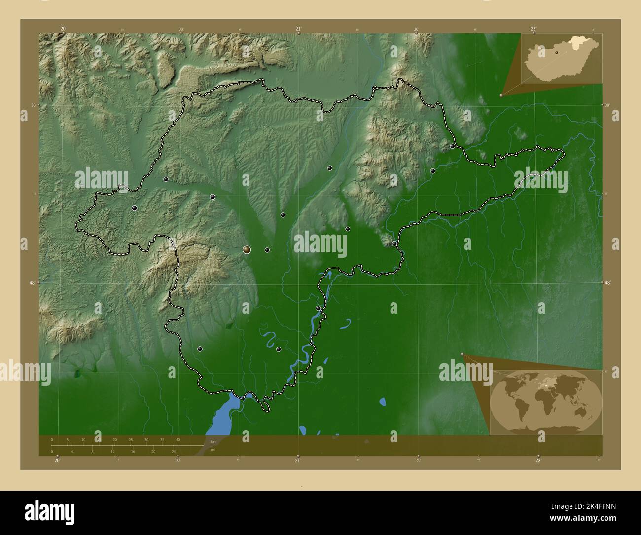 Zemplen map hi-res stock photography and images - Alamy
