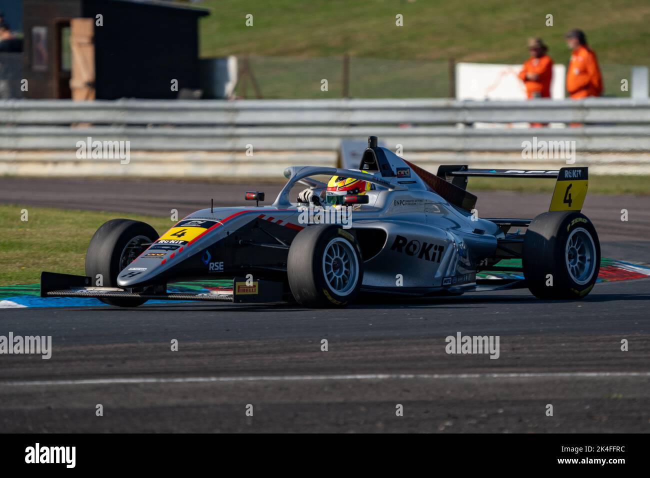 Oliver Stewart #4 Hitech GP Thruxton Free Practice 1 2022 Stock Photo - Alamy