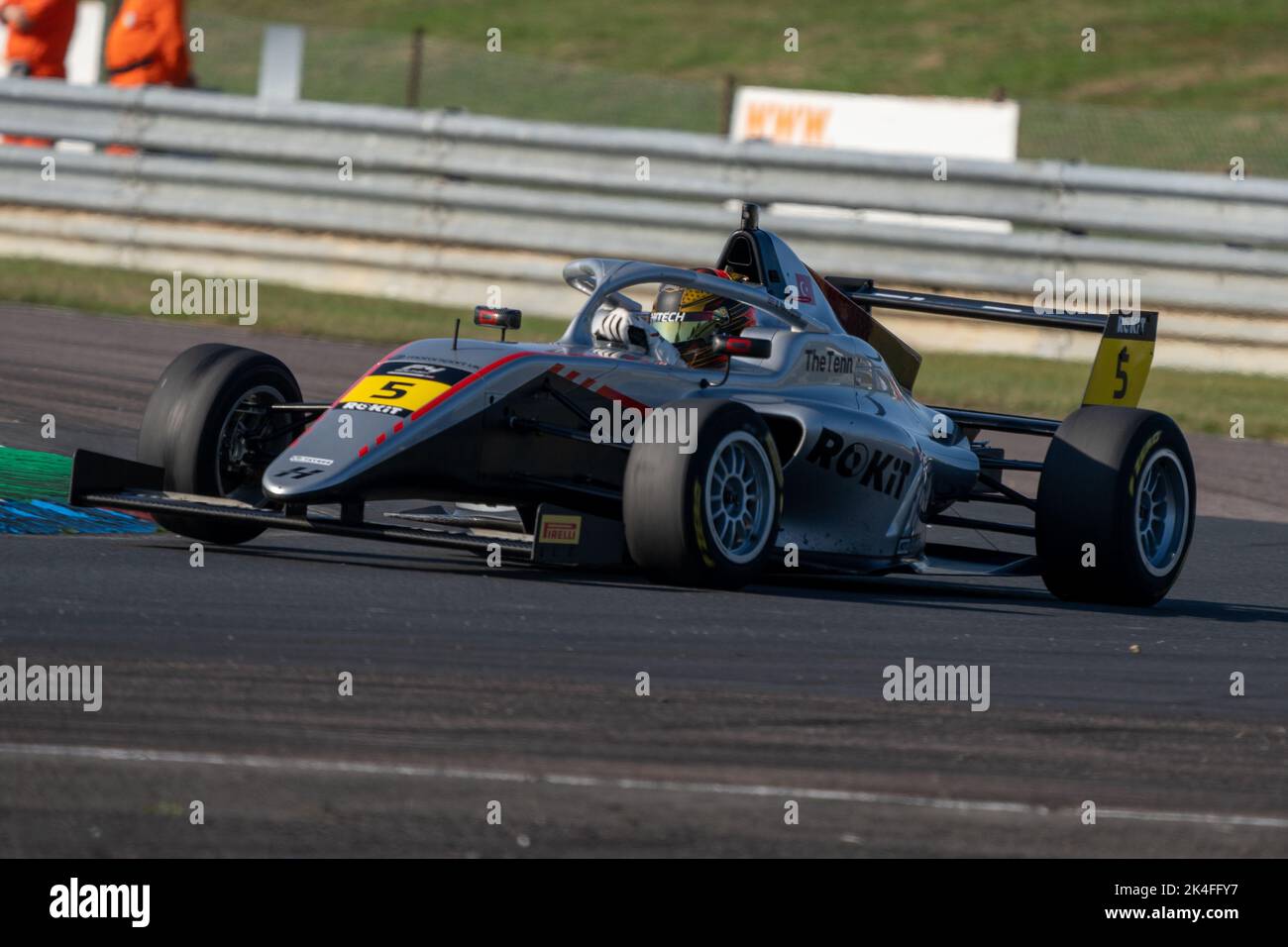 Daniel Mauvlyutov #5 Hitech GP Thruxton Free Practice 1 2022 Stock Photo - Alamy