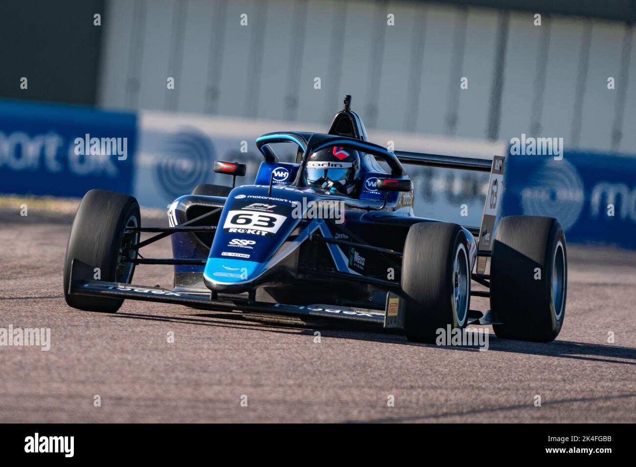 Oliver Gray #63 Carlin Thruxton Free Practice 2022 Stock Photo - Alamy