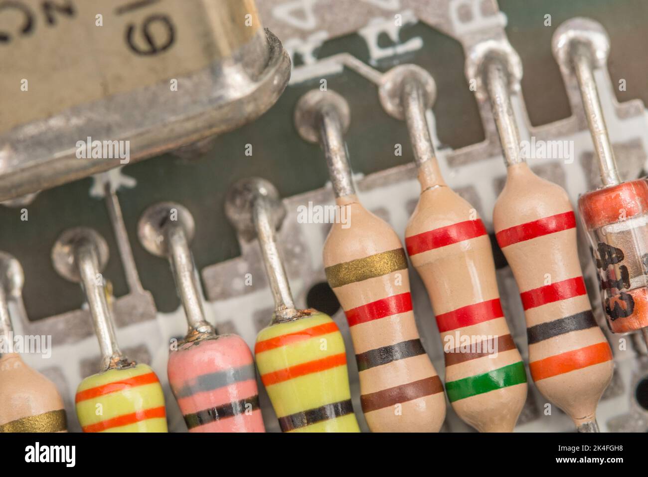 Resistor colour codes hi-res stock photography and images - Alamy