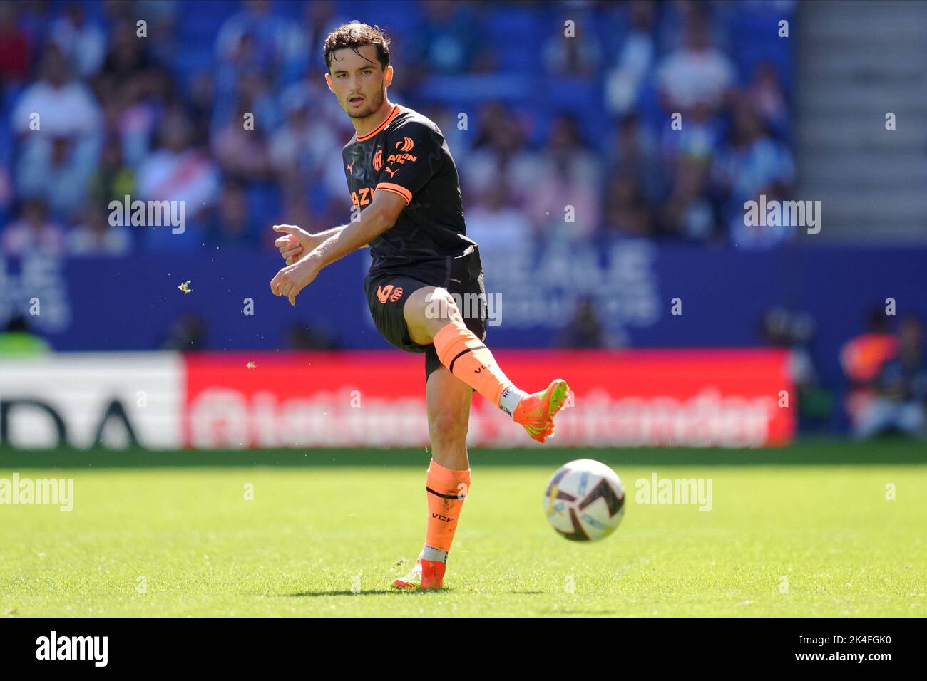 Hugo Guillamon of Valencia CF during the La Liga match between RCD ...
