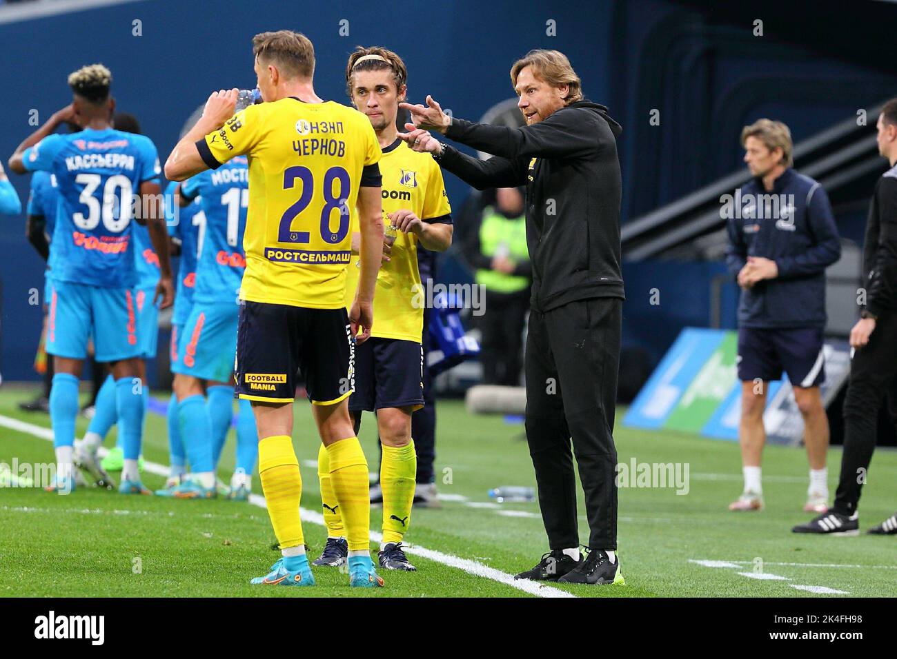World Russian Premier League Season 2022/2023. FC Zenit - FC Rostov ...