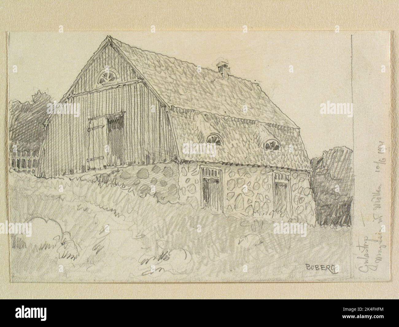 Skåne, V. Göinge hd., Ignaberga sn., Gulastorp. Magazine at Möllan ...