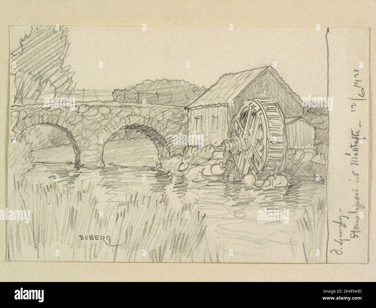 Skåne, Norra Åsbo hd., Östra Ljungby sn. Stone slip at Mölletofta ...