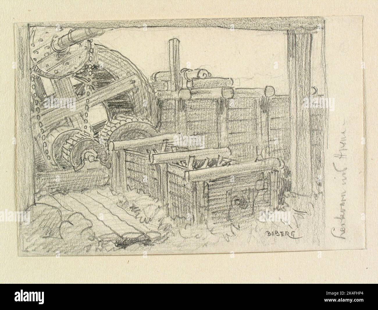 Småland, Sevede and Aspelland's hd., Vena sn. Lerk mill at Vena ...