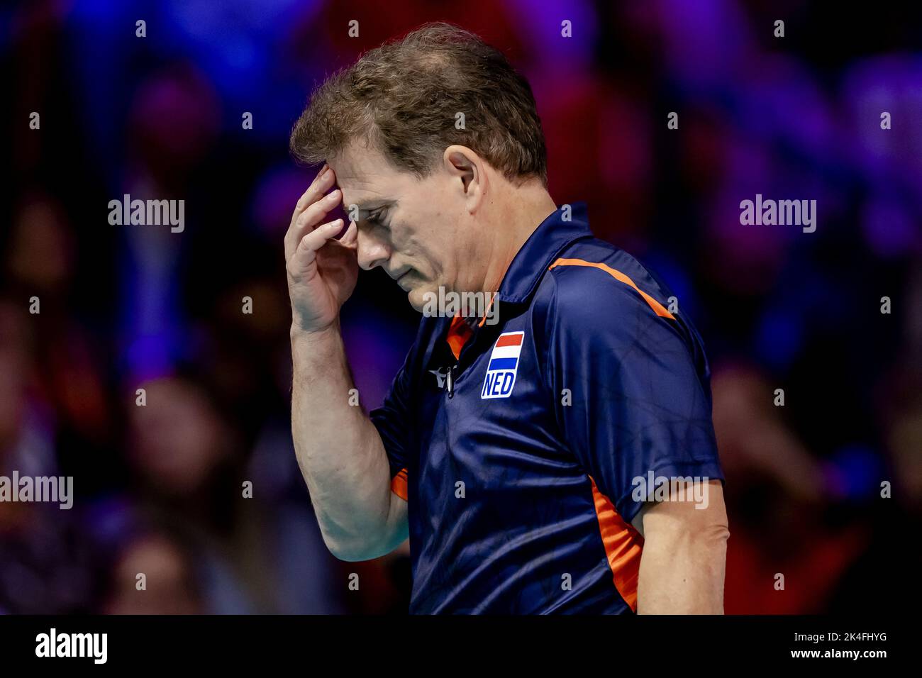ARNHEM - Coach Avital Selinger of the Netherlands in action against ...