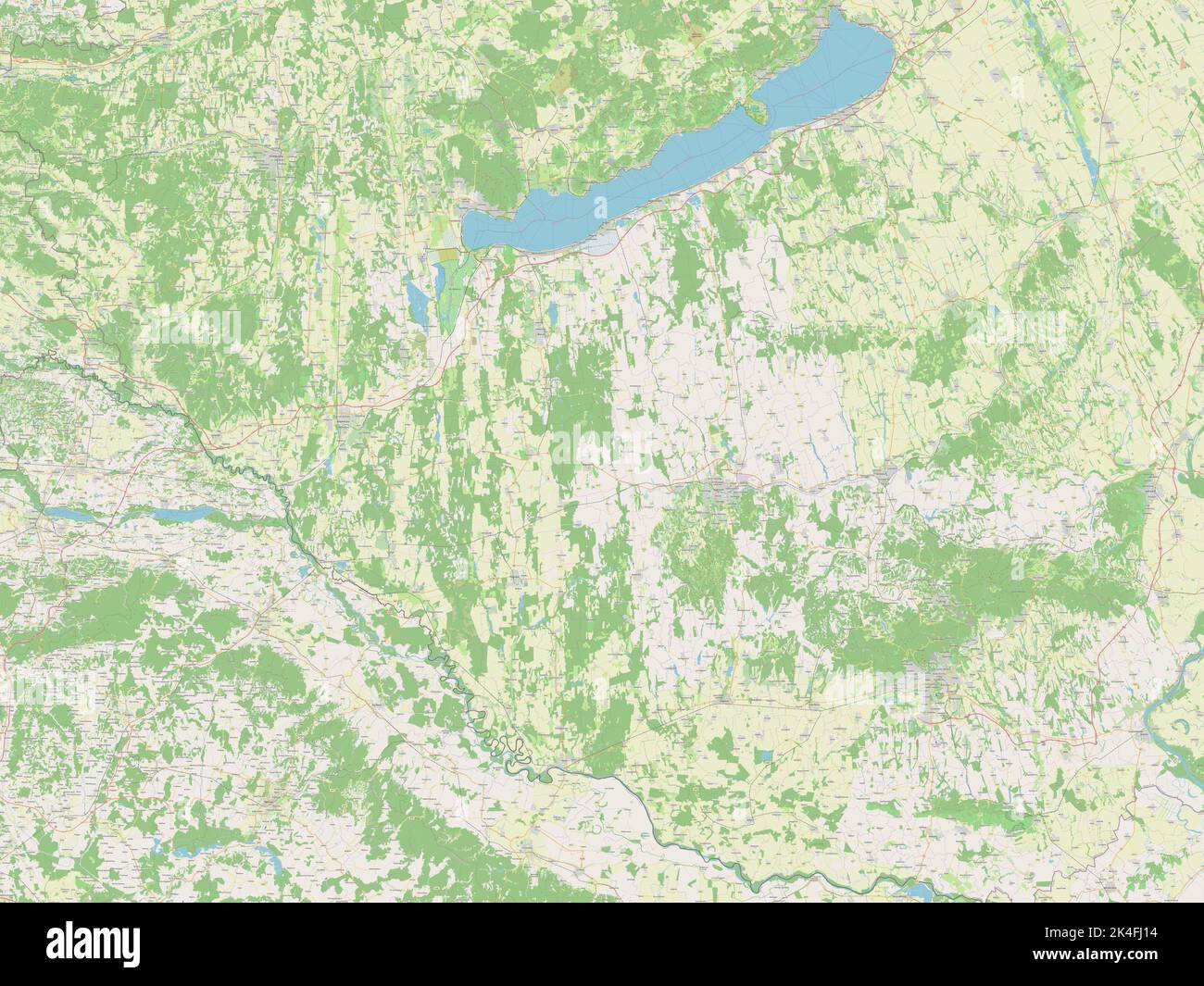 Somogy, county of Hungary. Open Street Map Stock Photo - Alamy