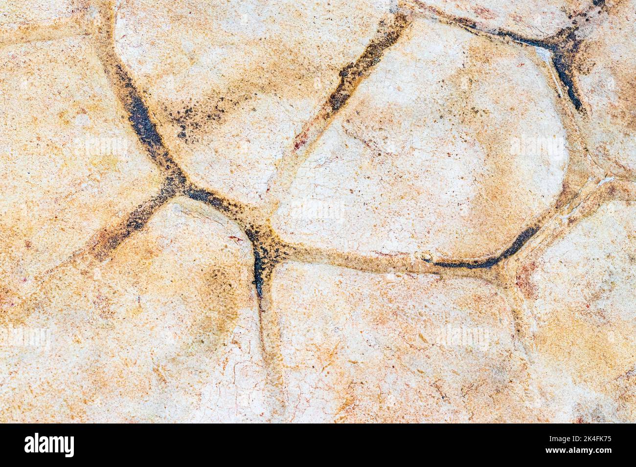 Beautiful wall stone and floor or ground texture pattern in Playa del ...