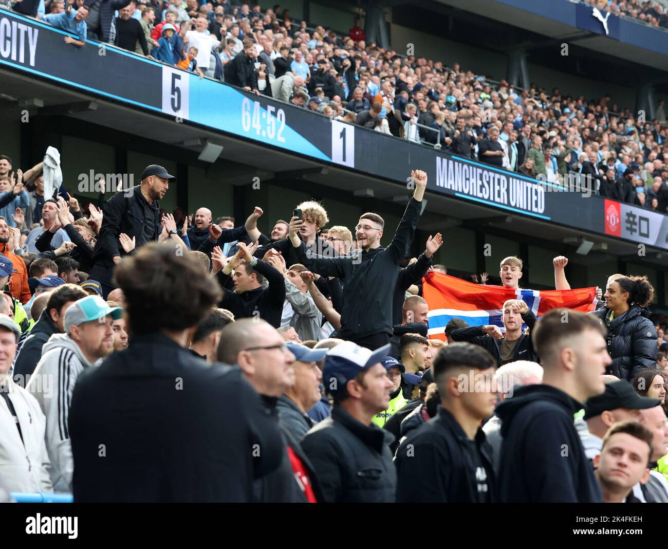 City Stadium, Manchester, UK. 2nd Oct, 2022. Premier League football ...
