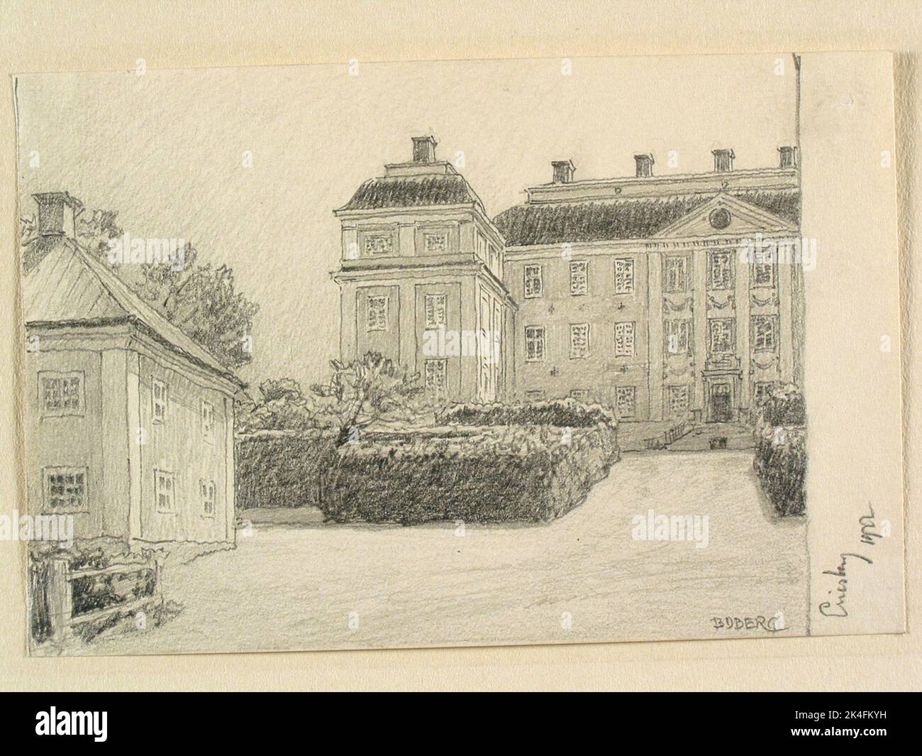 Drawing by Ferdinand Boberg. Södermanland, Oppunda hd., St. Malms sn ...