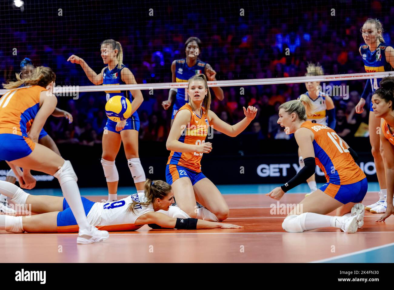 ARNHEM - Myrthe Schoot, Eline Timmerman and Britt Bongaerts of the ...