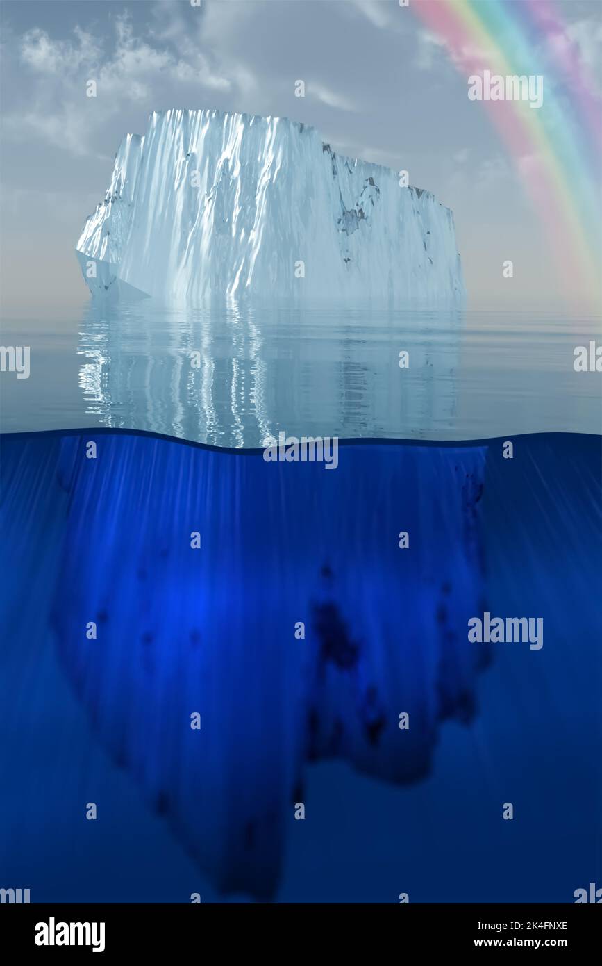 Rainbow in antarctica hi-res stock photography and images - Alamy