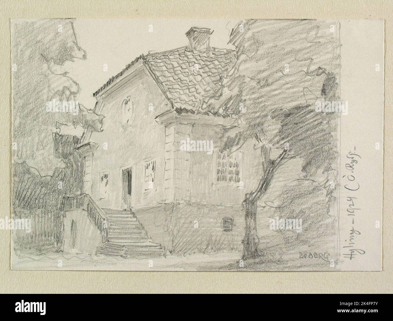 Drawing by Ferdinand Boberg. Östergötland, Hammarkinds hd., Västra ...