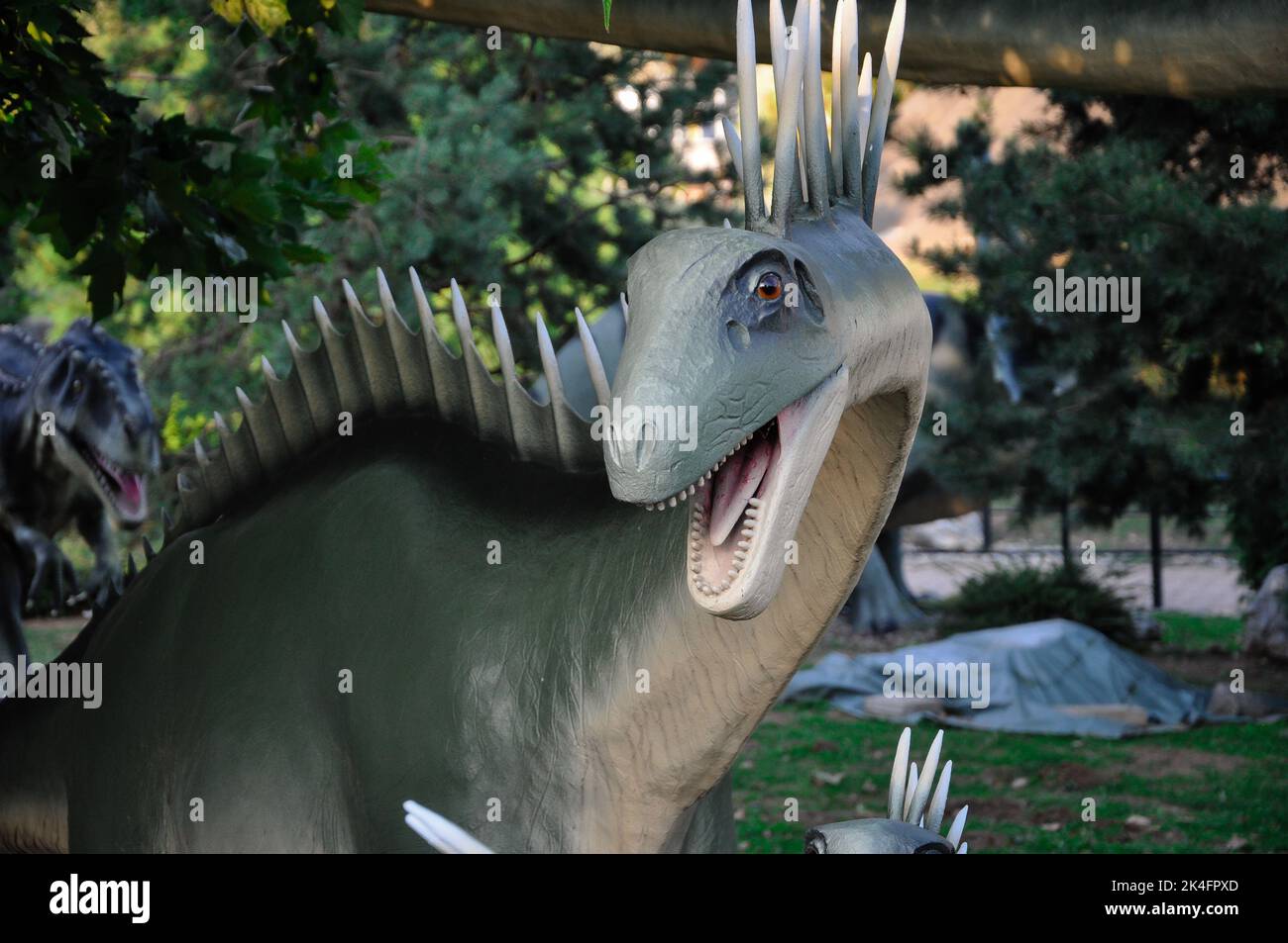 Big dinosaur in the wild, indoraptor hunting Stock Photo - Alamy