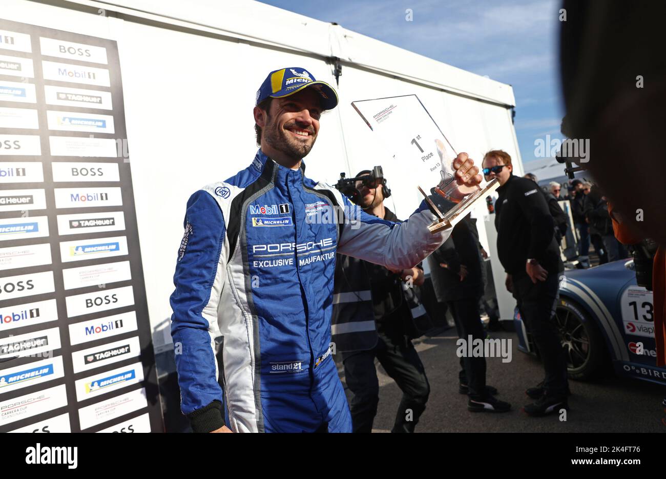 Prince Carl Philip Bernadotte won Saturday's Porsche Sprint Challenge ...