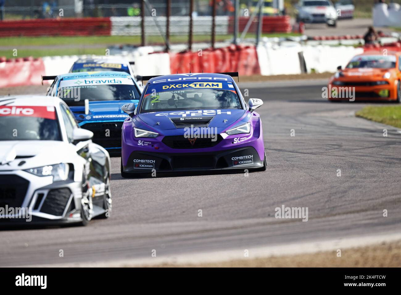 No. 2 Robert Dahlgren during STCC, during the Grande finale at Mantorp ...