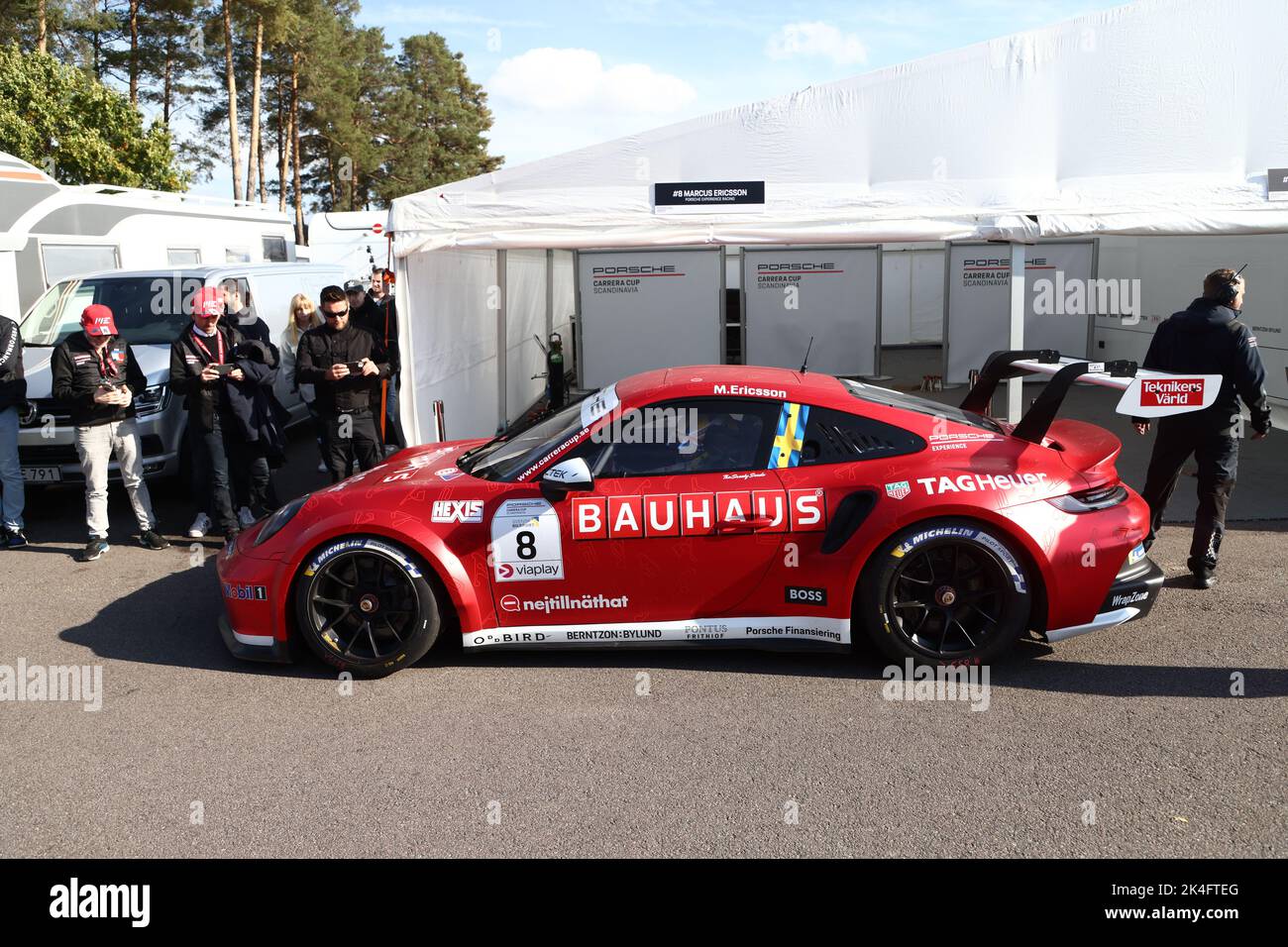 No. 8 Marcus Ericsson, Porsche Experience Racing, during Saturday's ...