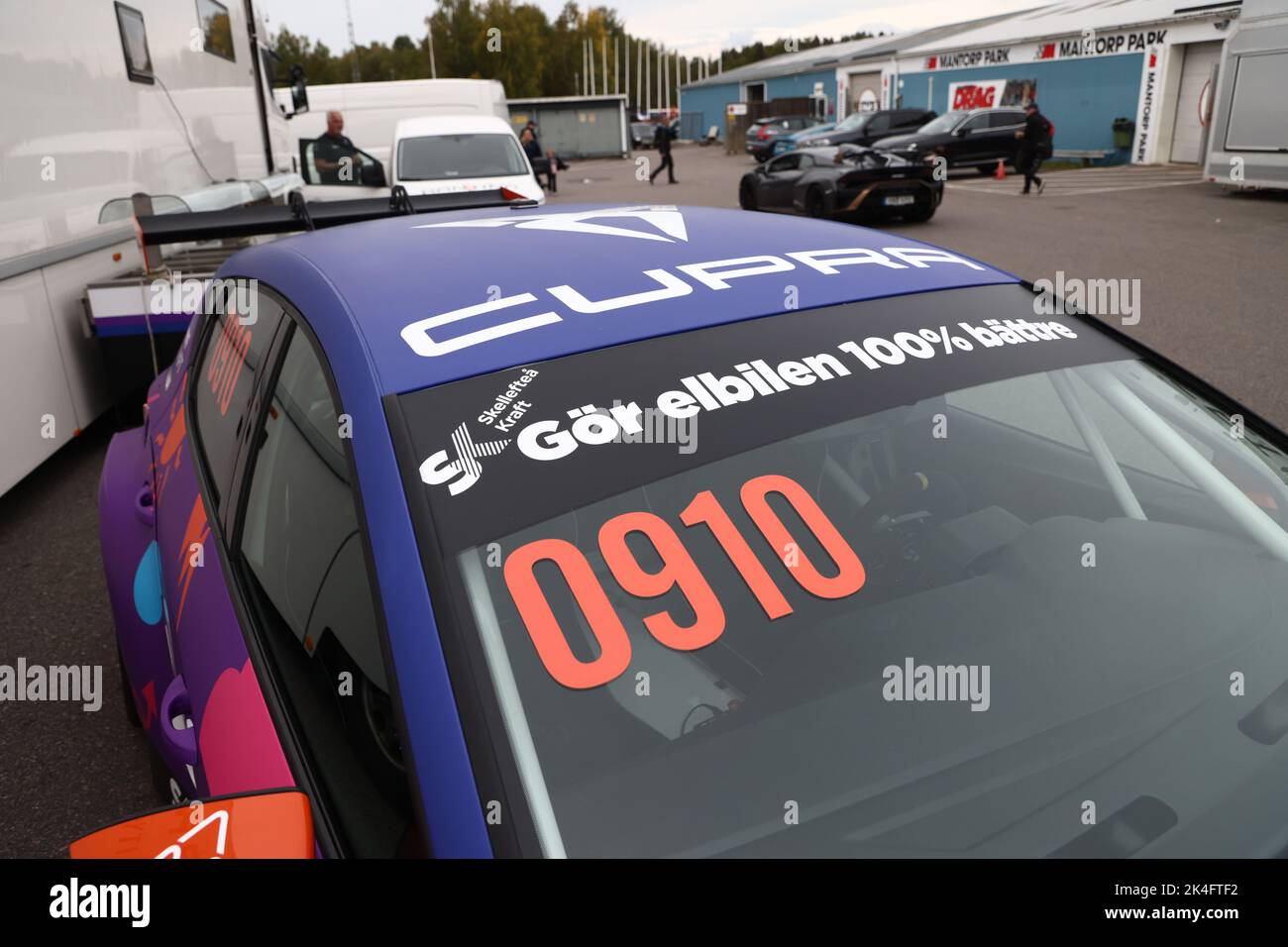 The electric prototype PWR001 during Saturday's STCC race in the Grande ...