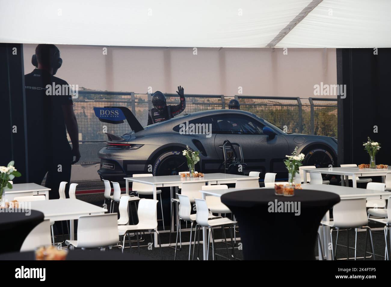Porsche race lounge hi-res stock photography and images - Alamy