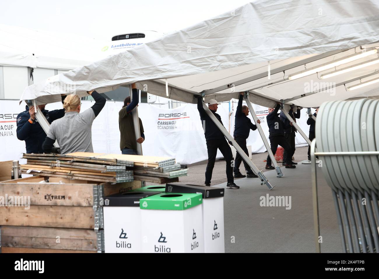 General view during Saturday's race in the Grande Finale at Mantorp ...