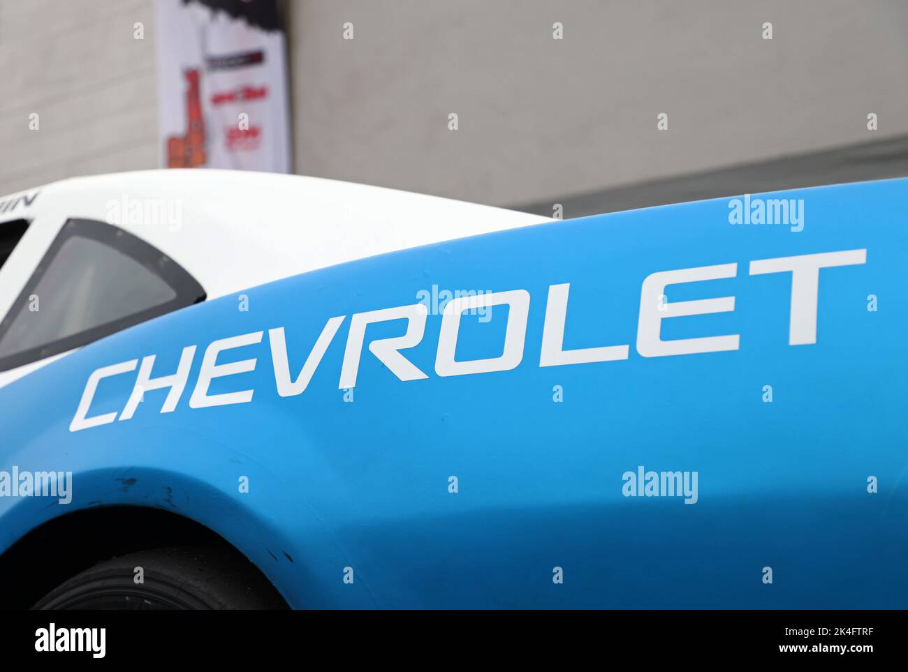 General view, here V8 Thunder Cars, no. 8 a Chevrolet Camaro, during ...