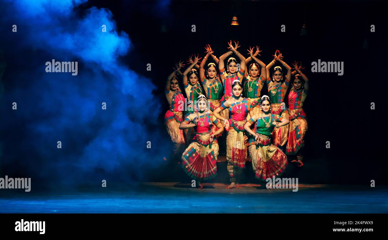 Chennai, India. 02nd Oct, 2022. artists perform a dance drama 'Praise ...