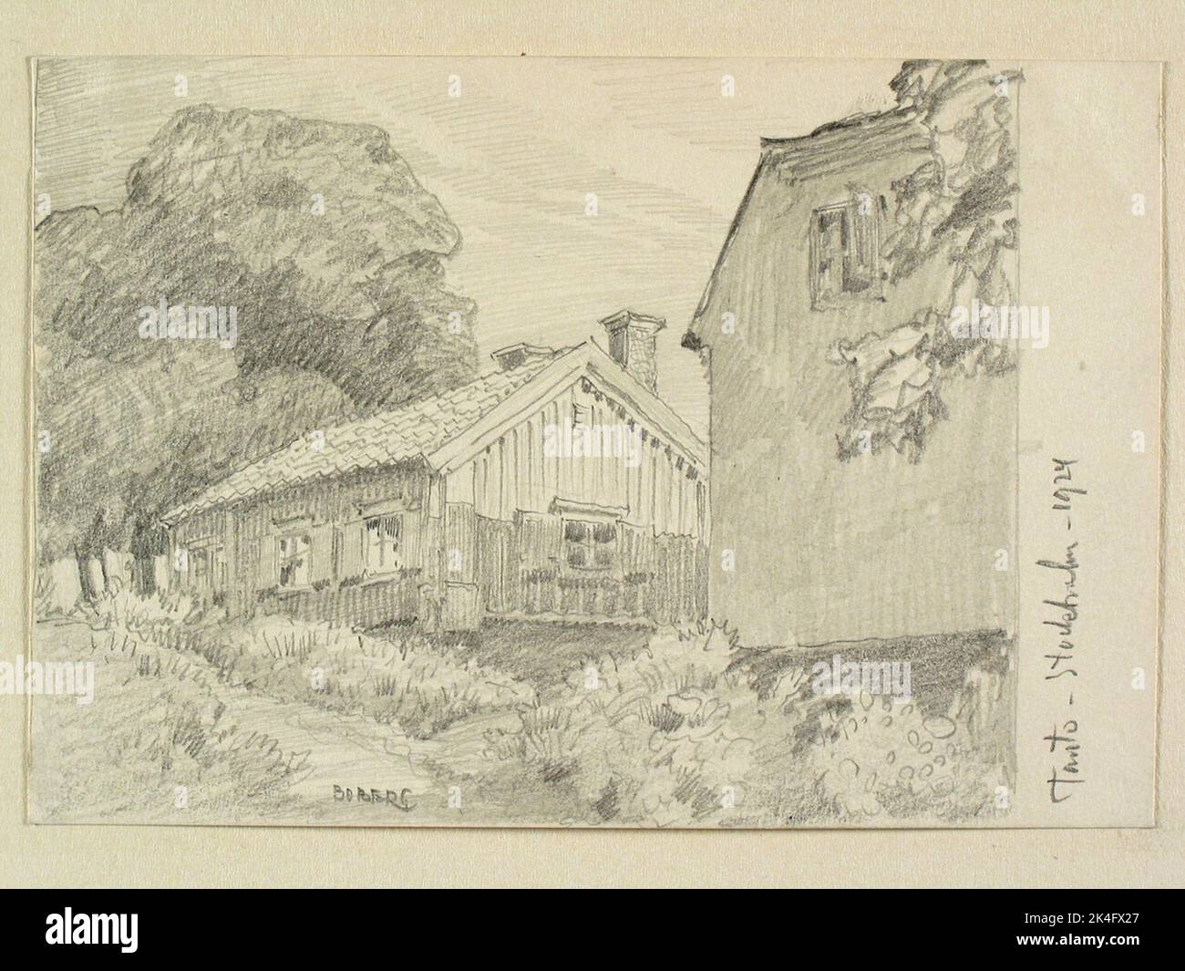 Tanto, 1924 "Stockholm, Södermalm, drawing by Ferdinand Boberg Nordic ...