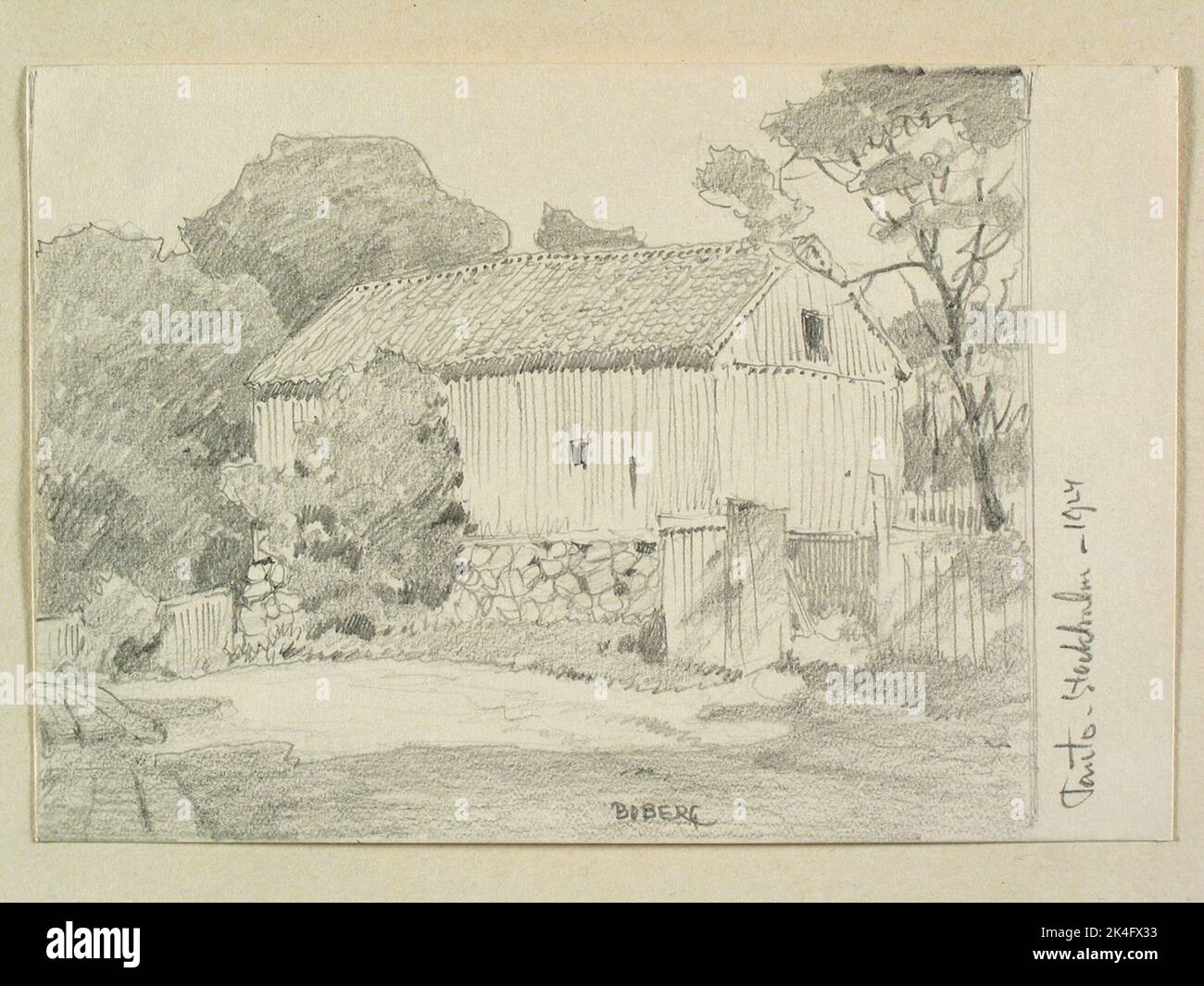 Tanto, Stockholm, 1924, "Södermalm, drawing by Ferdinand Boberg. Nordic ...