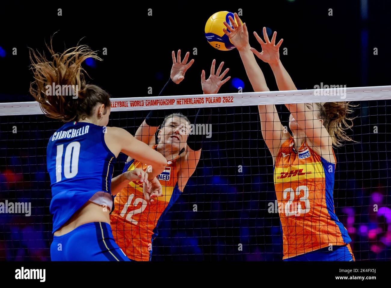 ARNHEM - Britt Bongaerts and Eline Timmerman of the Netherlands in ...