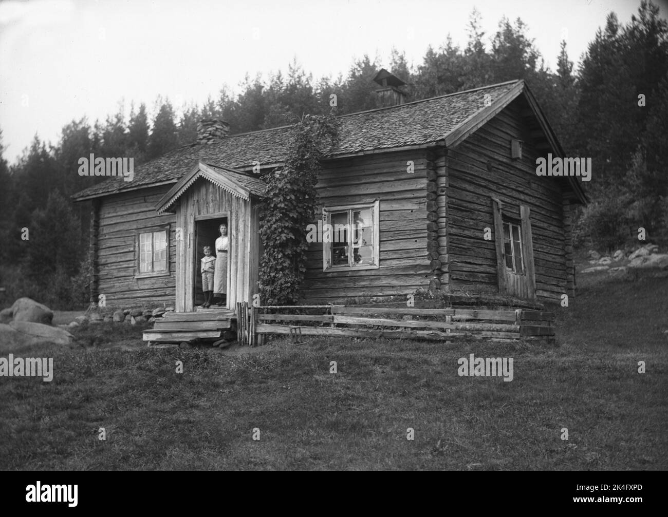 Norway. Grue Finnskog. Kirkesjöby from Söder. The farm used by self ...