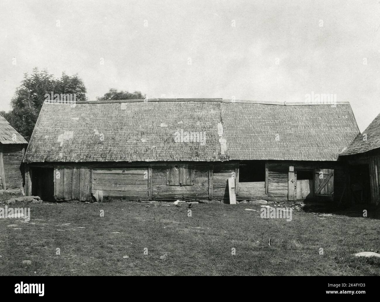 G A Andersson's farm, Halsbo, Drängsereds parish, Halland. Östra Längan ...