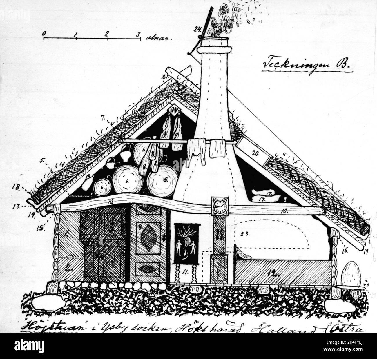 Attached to the roof Black and White Stock Photos & Images - Alamy