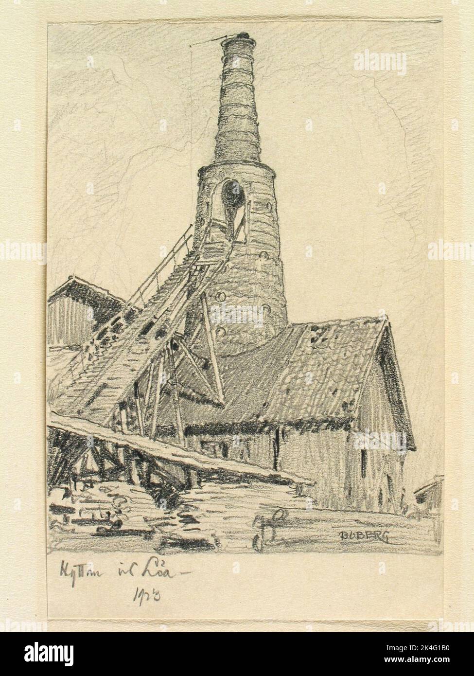 Linde drawing hi-res stock photography and images - Alamy