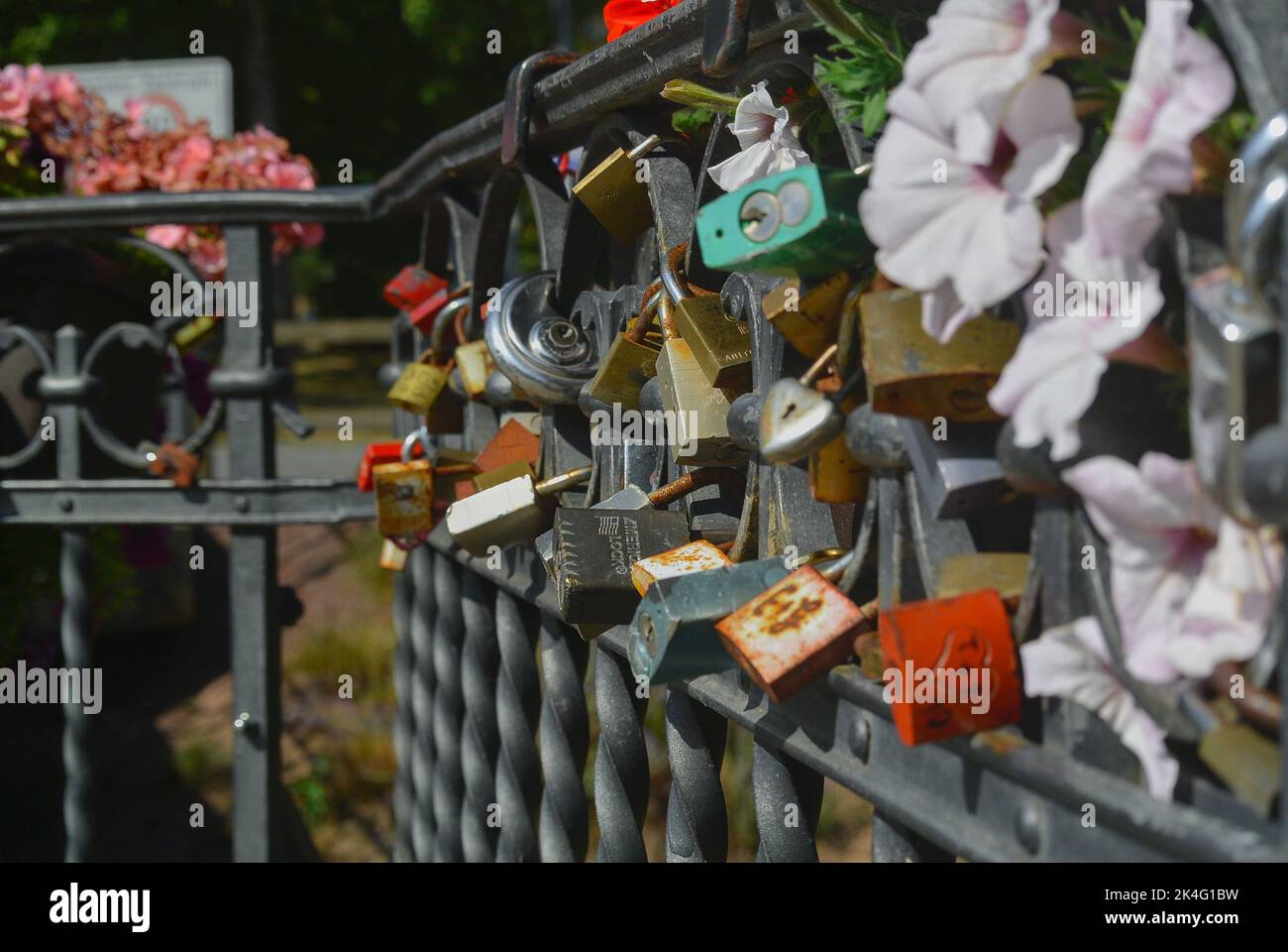 lock of love for eternity Stock Photo - Alamy