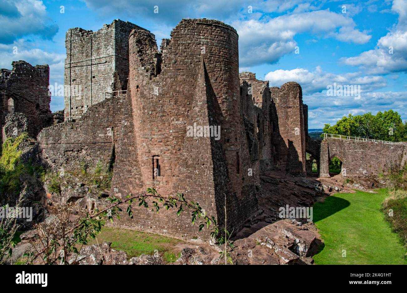 Goodrich Castle, Herefordshire Stock Photo - Alamy
