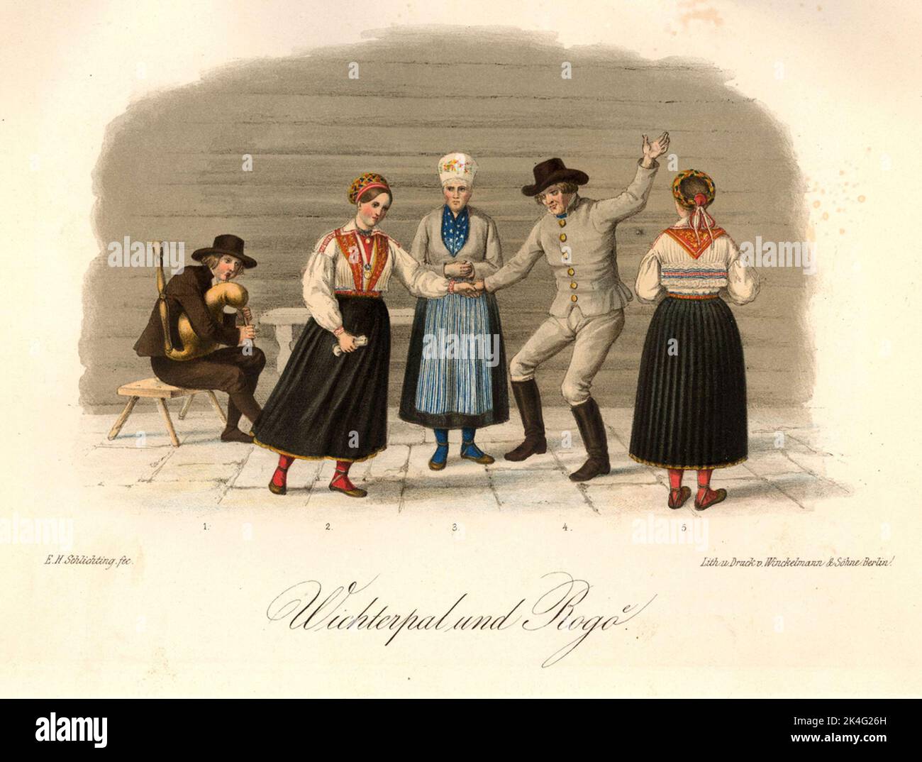 Dancing and musician Society in Allmoged costumes from Rågö, Estonia ...