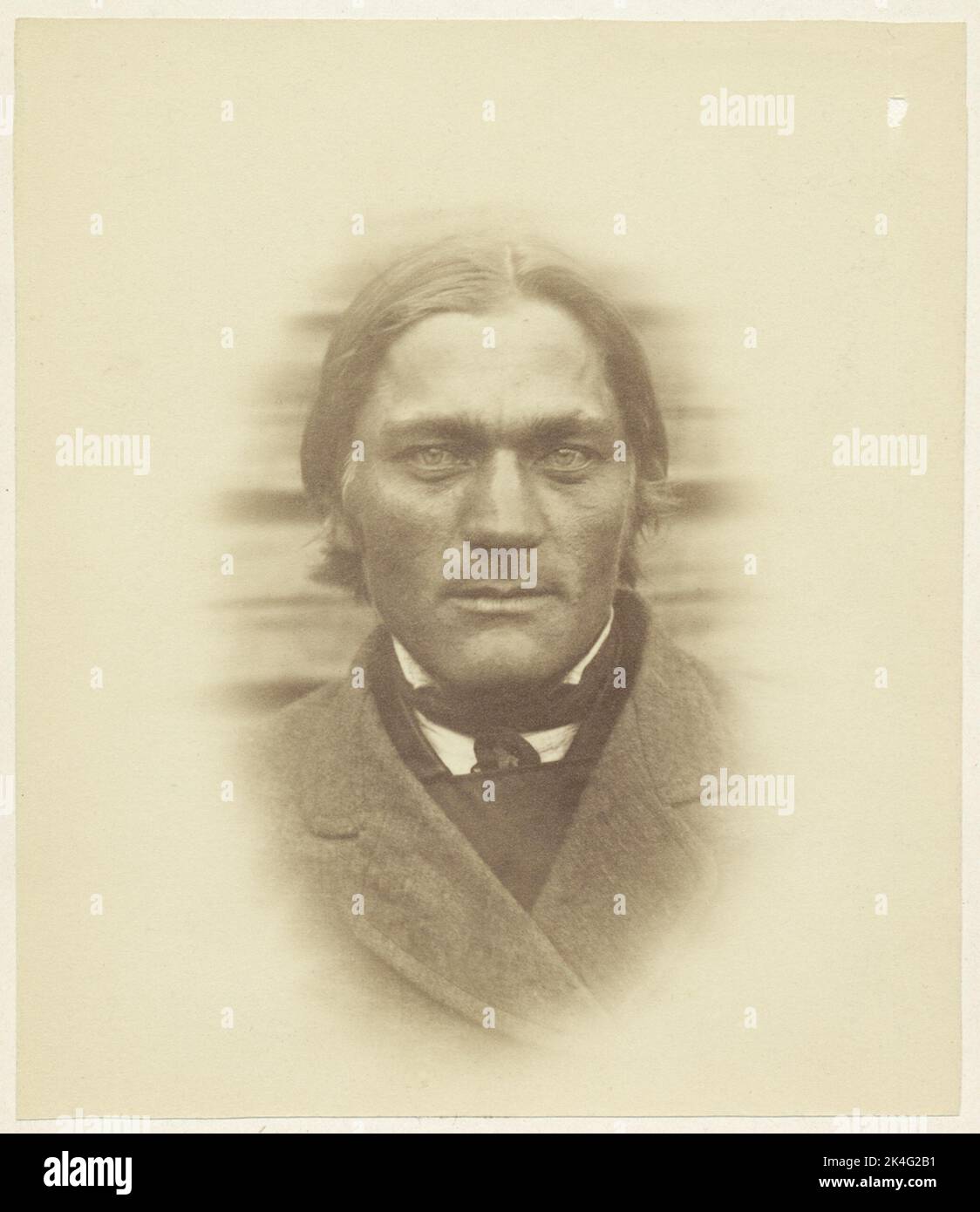 Men's portrait depicting Keiky Raty from Eno, Karelia in Finland ...