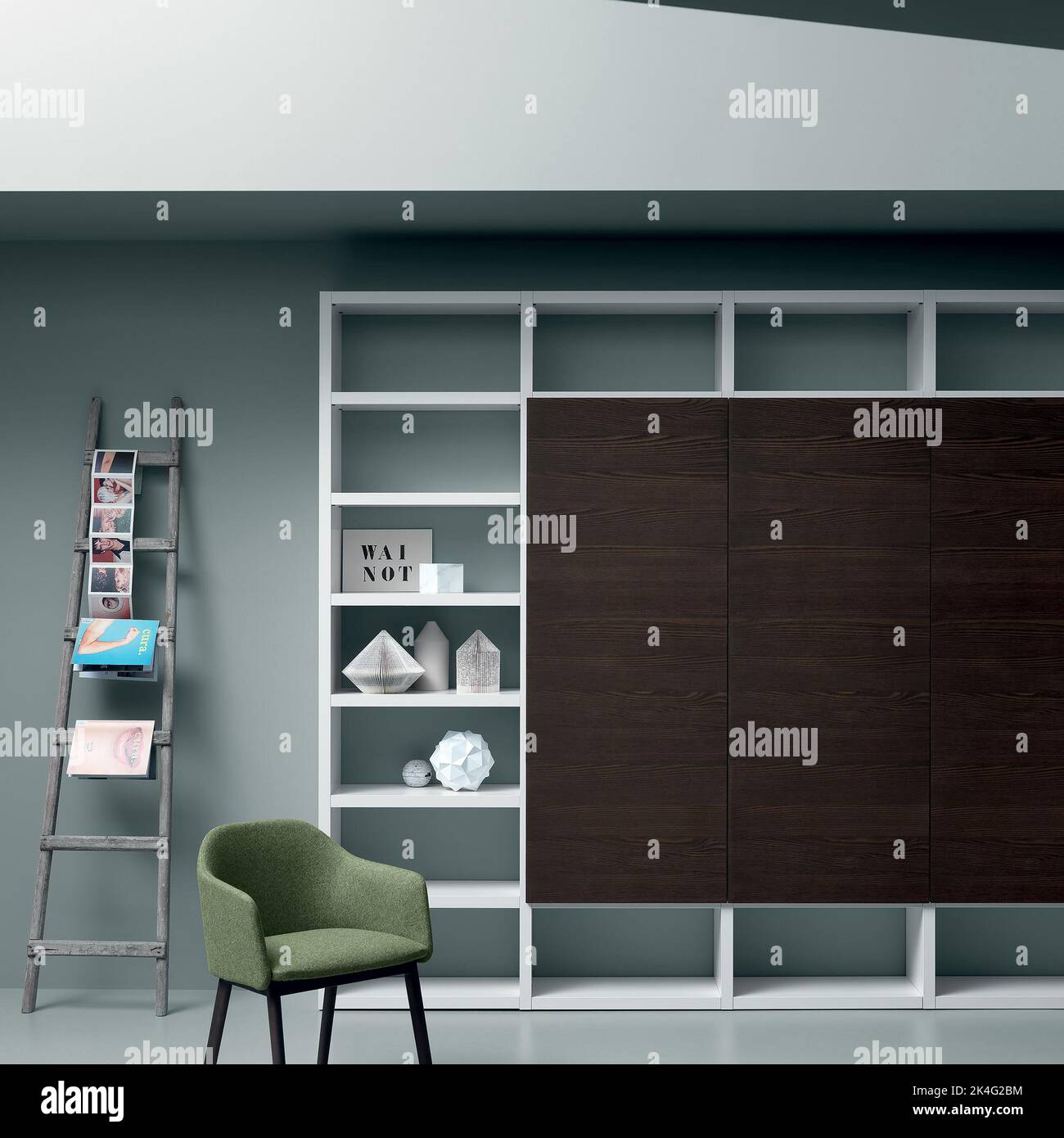 Modern library ladder hi-res stock photography and images - Alamy