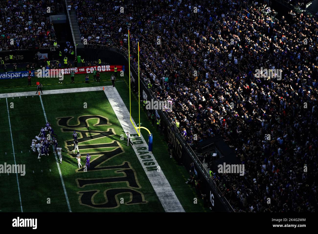 A general view of action during the NFL International match at ...