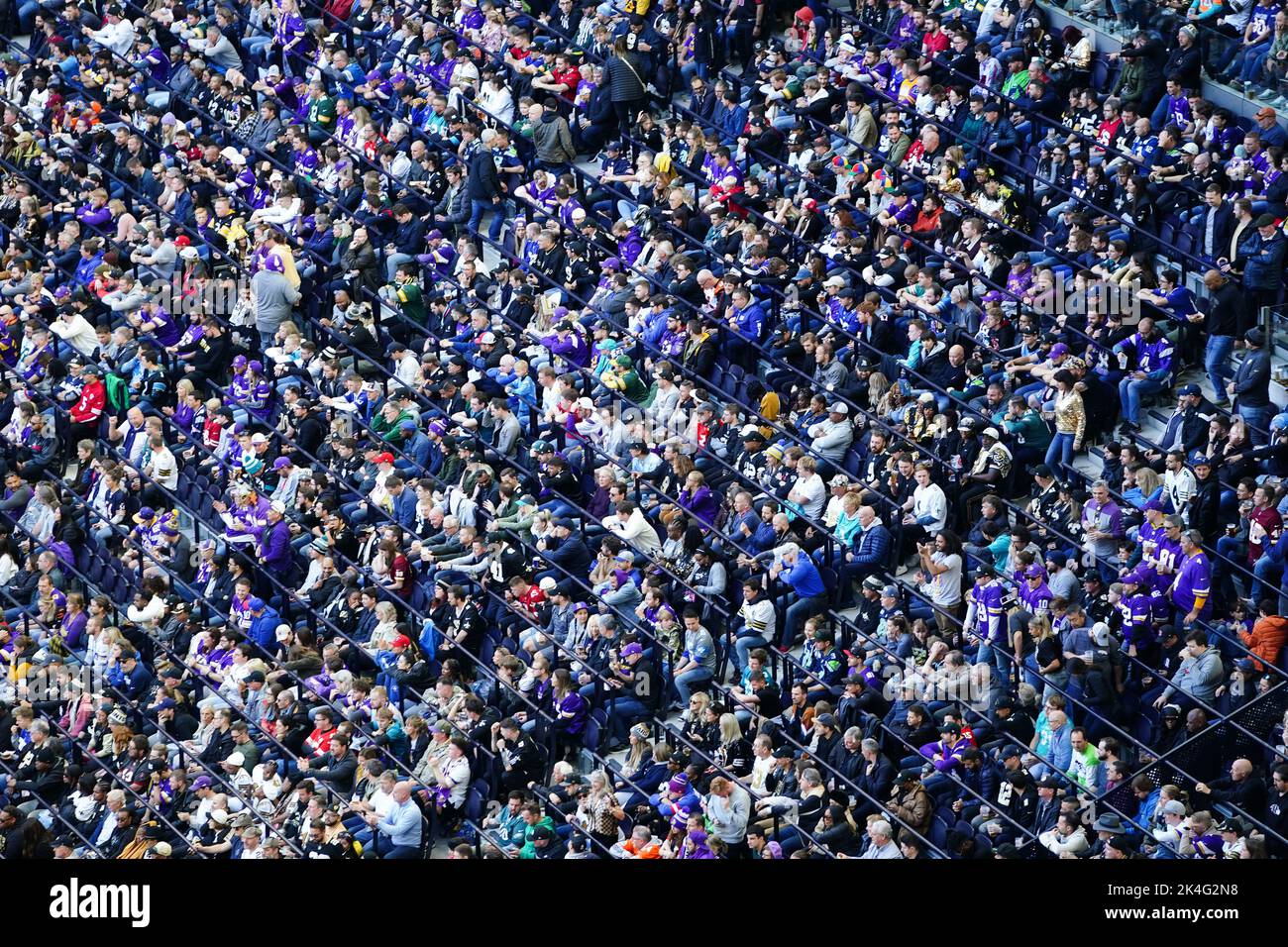 during the NFL International match at Tottenham Hotspur Stadium, London ...