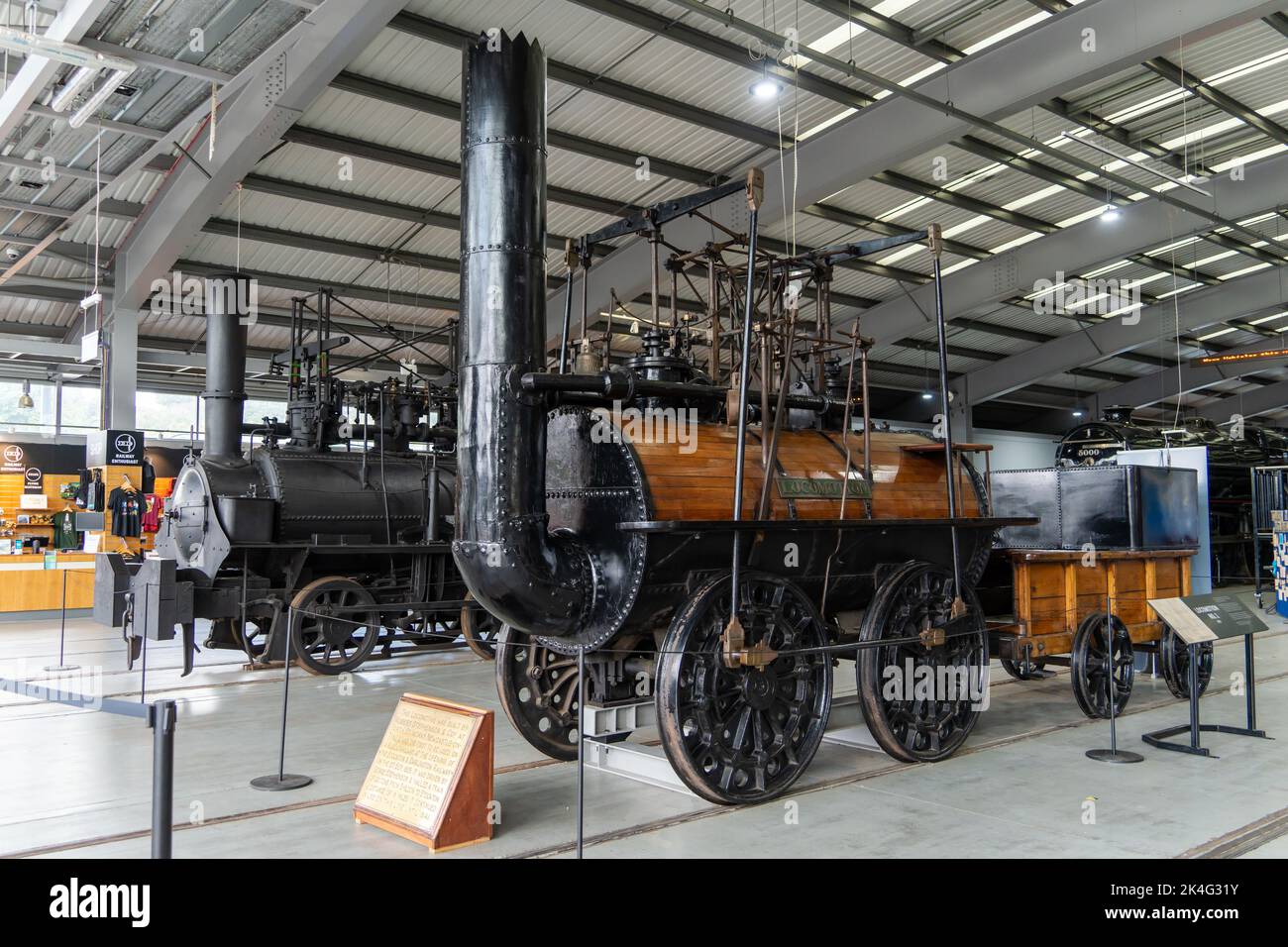 Historical locomotion steam engine no 1 hi-res stock photography and ...