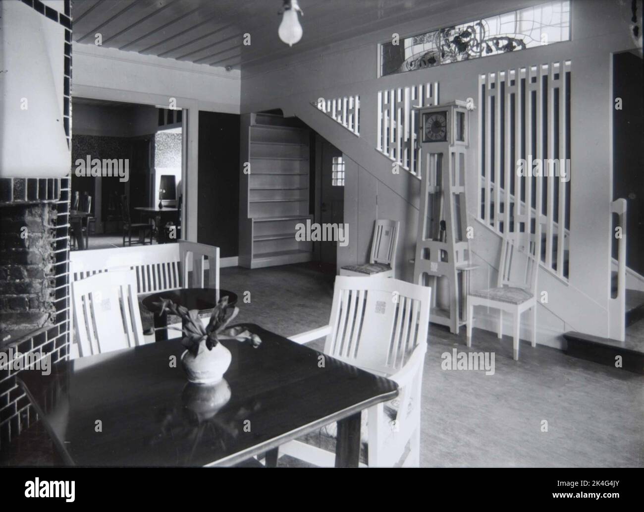 Interior from Pressens Villa, Källvägen 2, Saltsjöbaden, Nacka. The ...