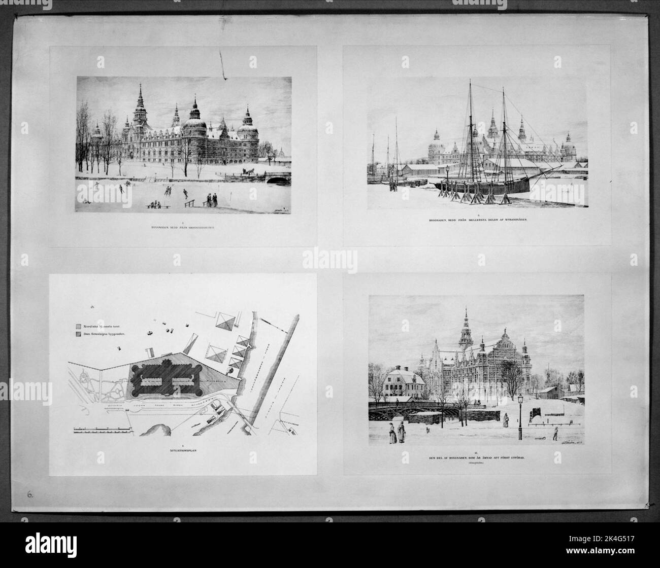 Drawings.Fasad proposal for the Nordic Museum's building. Nordic Stock ...