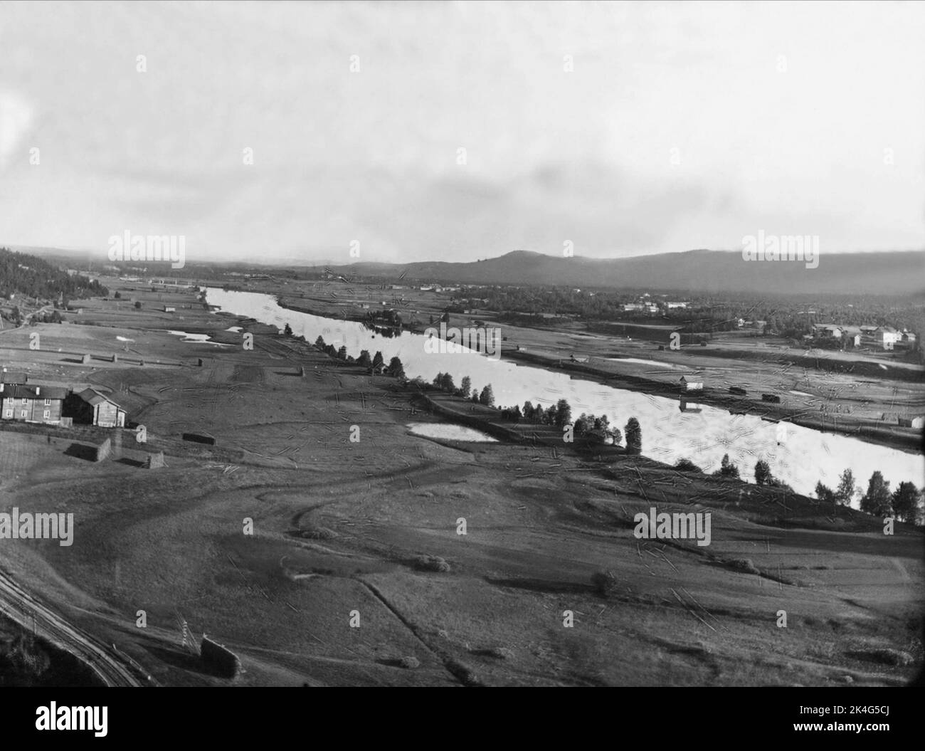 Roof and tower of the church Black and White Stock Photos & Images - Alamy
