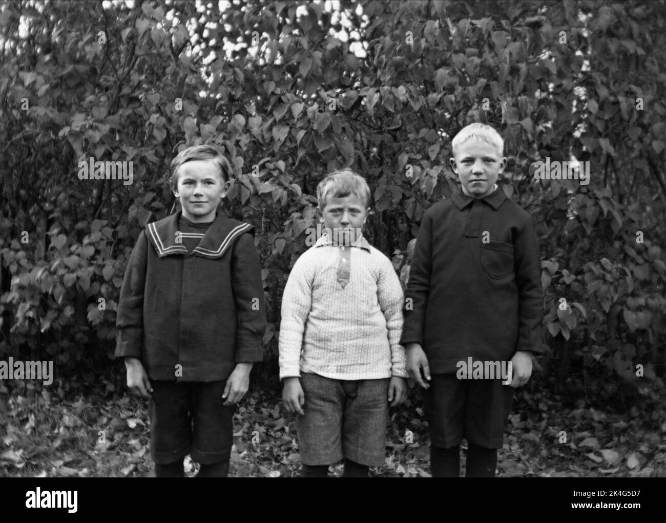 Three boys Nordic Stock Photo - Alamy