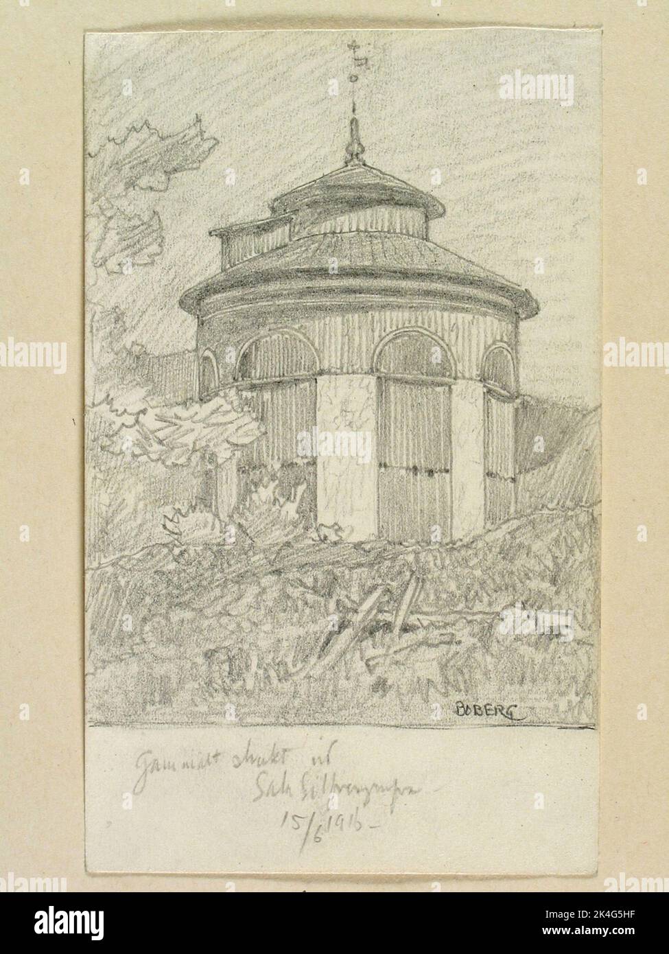 Drawing by Ferdinand Boberg. Sala, Sala silver mine, Nordic Stock Photo ...