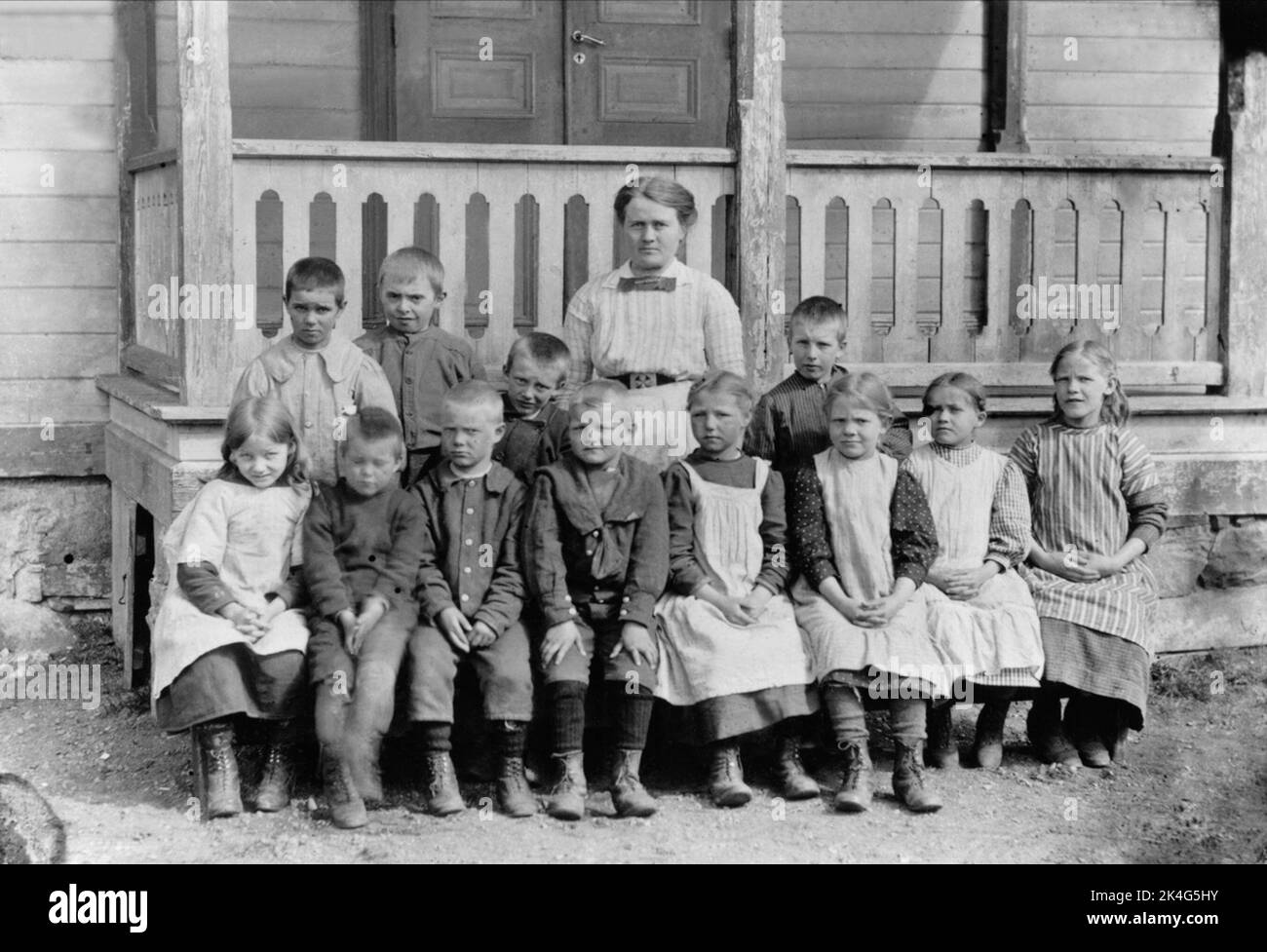 Photo of a school class Nordic Stock Photo - Alamy
