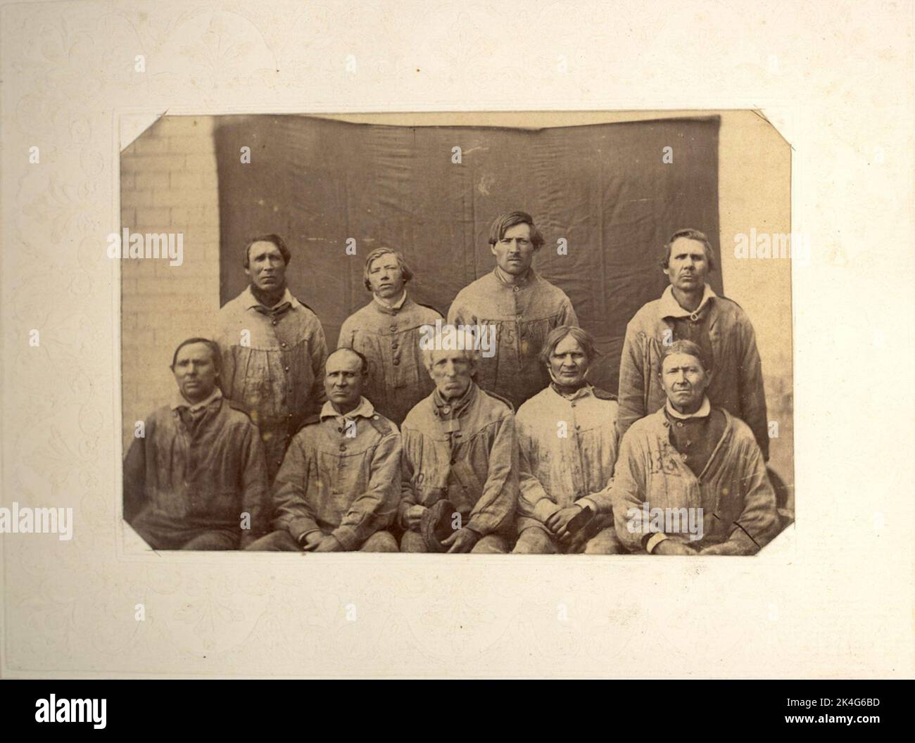 Prison care. Group photo. From "Photographic album for the year 1861 ...